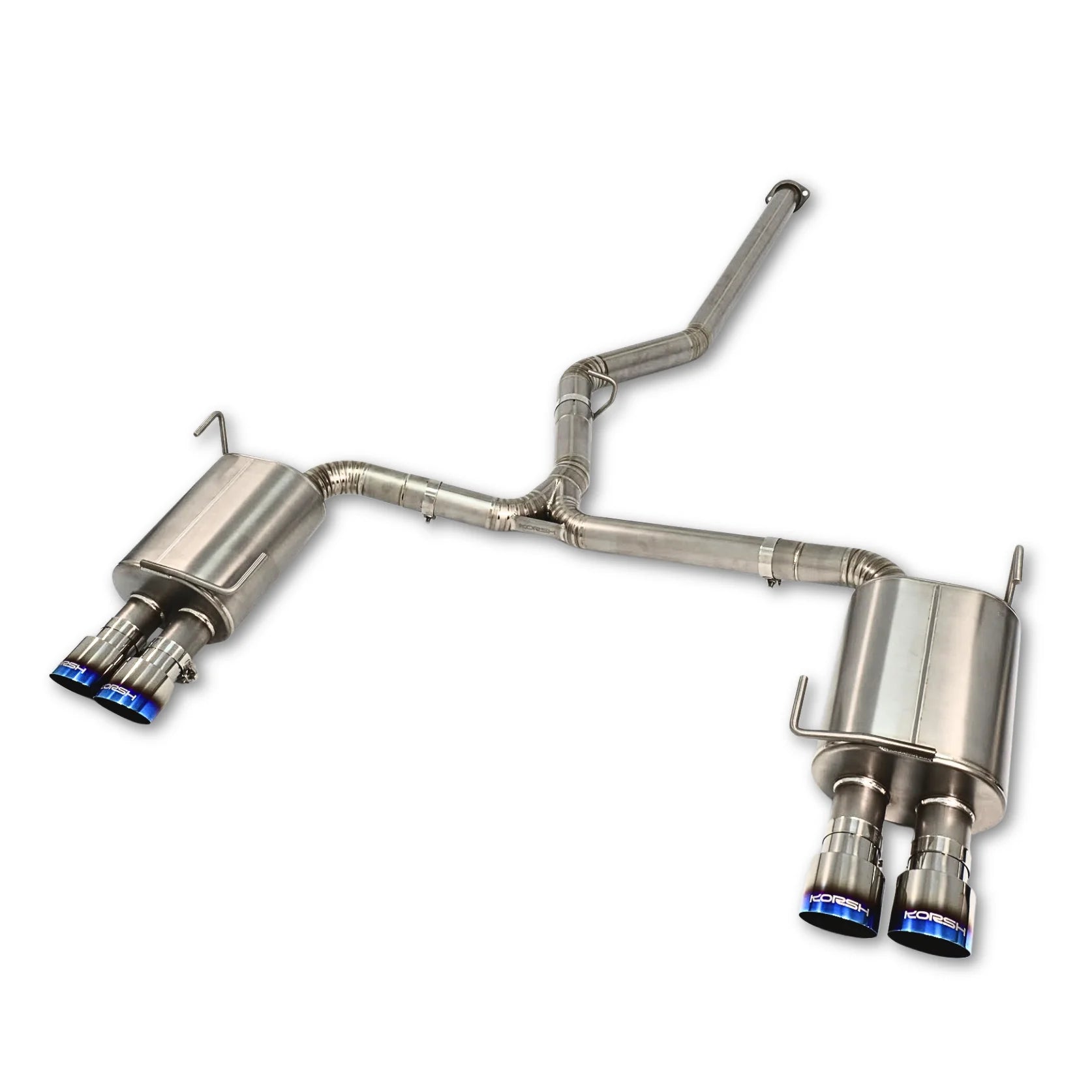 Korsh : Catback Exhaust (WRX/STi 15-21 VA Sedan) - Full Titanium with ...
